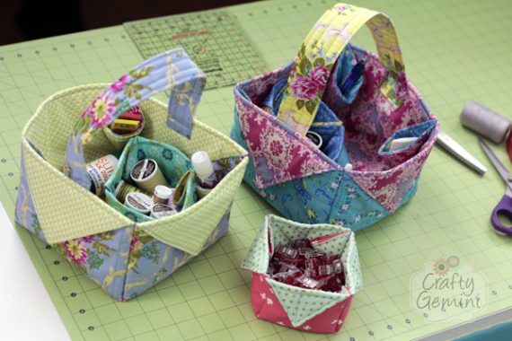 DIY Fabric Easter Basket- Video Tutorial - Crafty Gemini