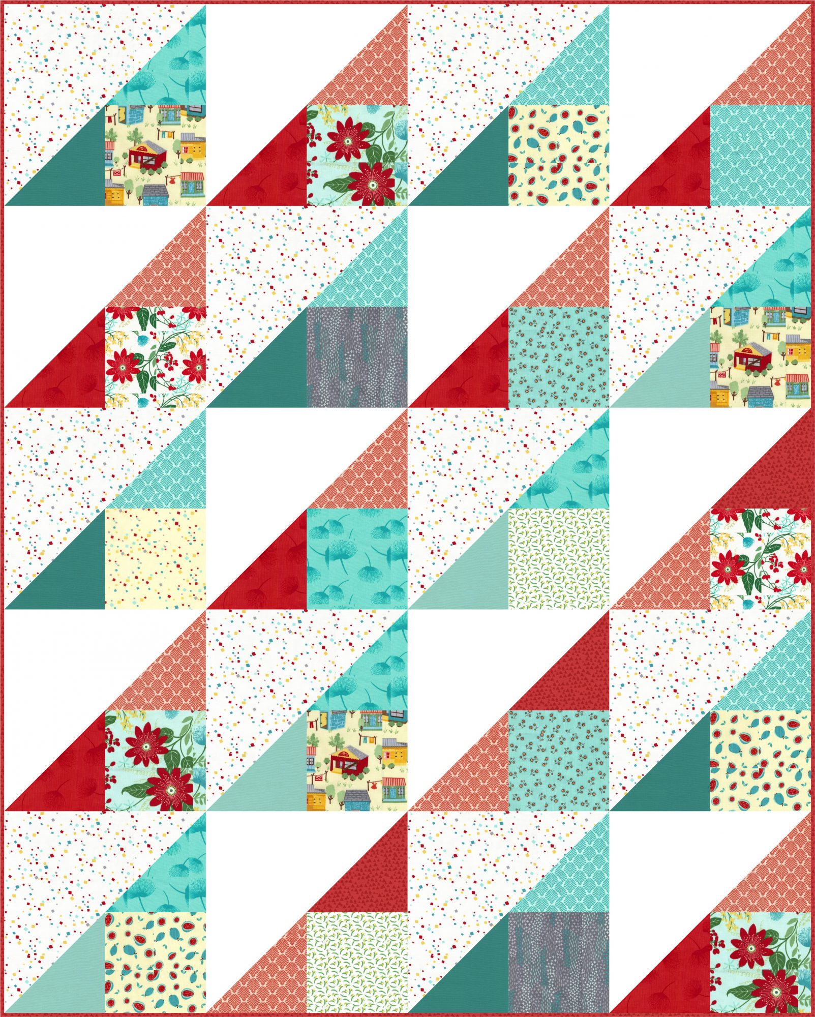 Garden Confetti Quilt Along - Crafty Gemini
