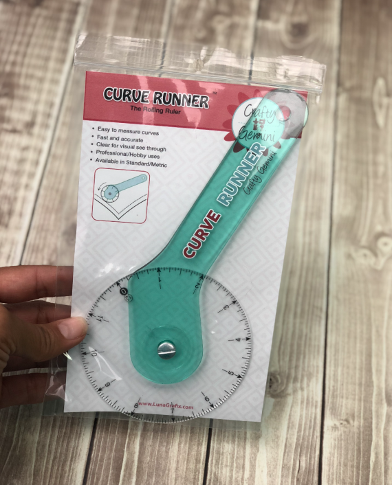 Curve Runner- Crafty Gemini Edition Rolling Ruler - Crafty Gemini