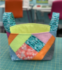 Quilt As You Go Fabric Scrap basket PDF & Video Course - Crafty Gemini