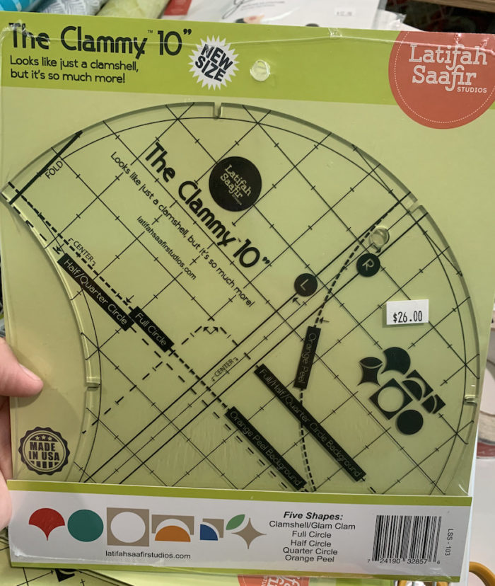 The Clammy Ruler- 6", 8", 10", 12" - Crafty Gemini