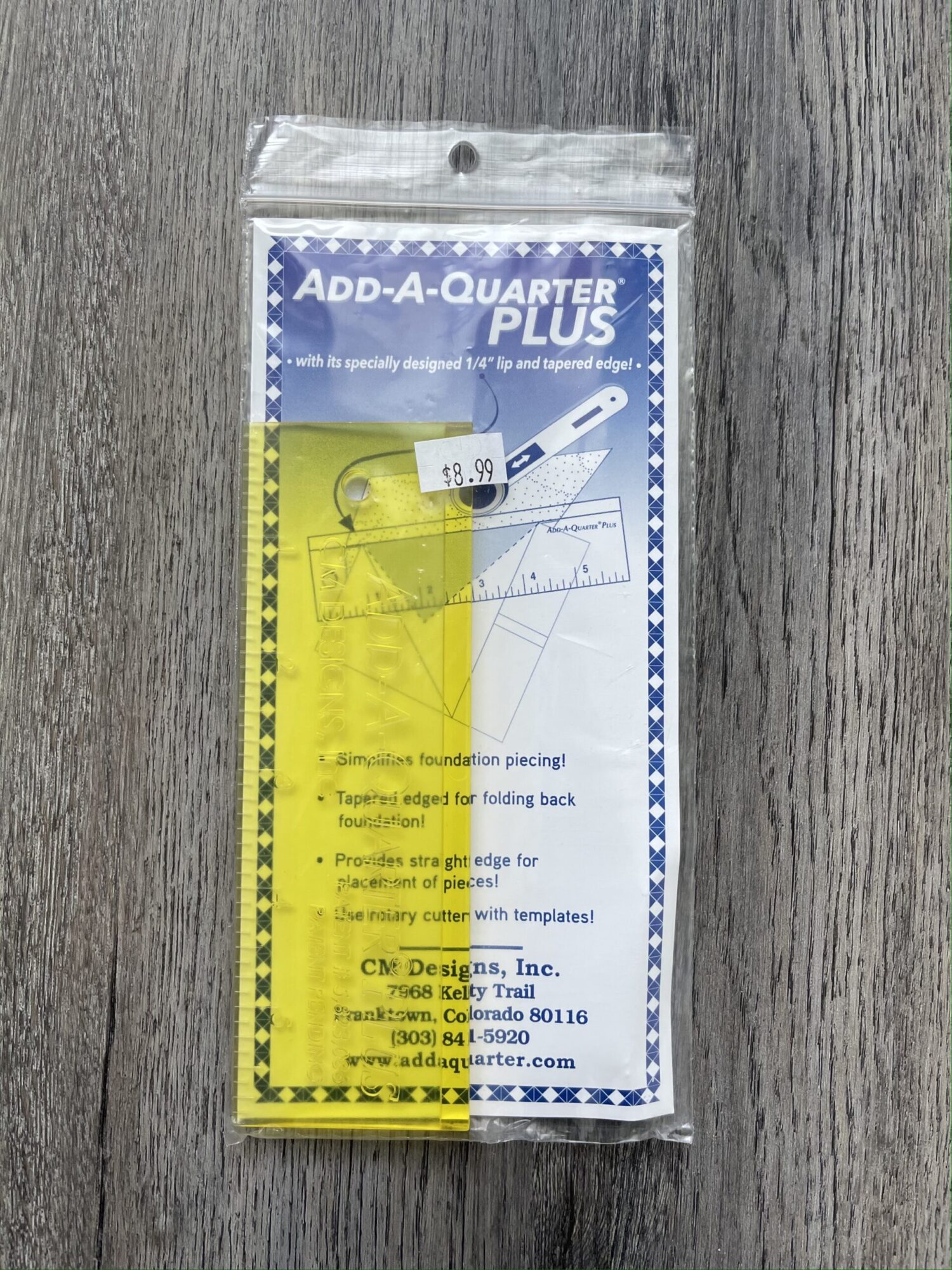 Add-A-Quarter Rulers - Crafty Gemini