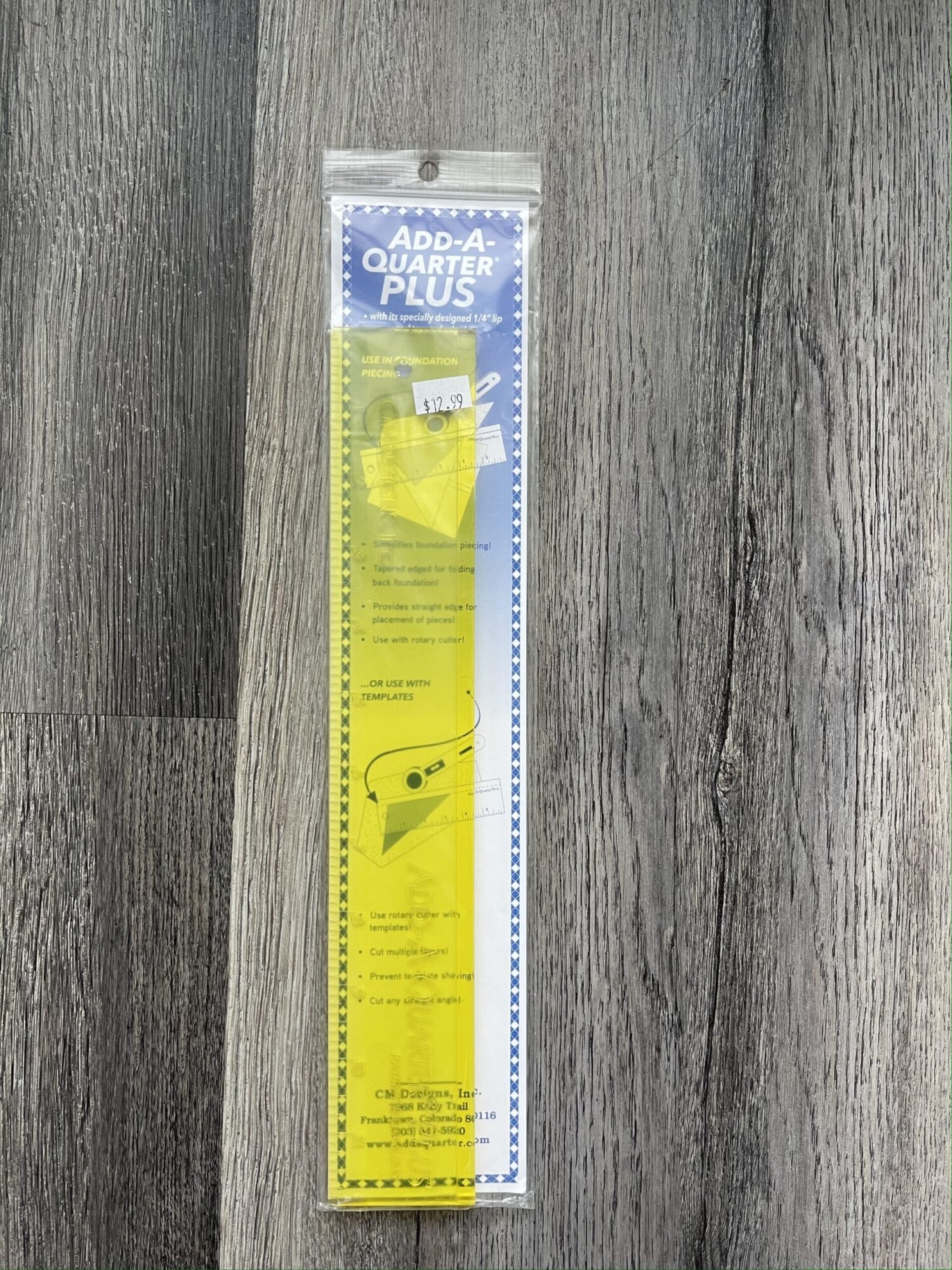 Add-A-Quarter Rulers - Crafty Gemini