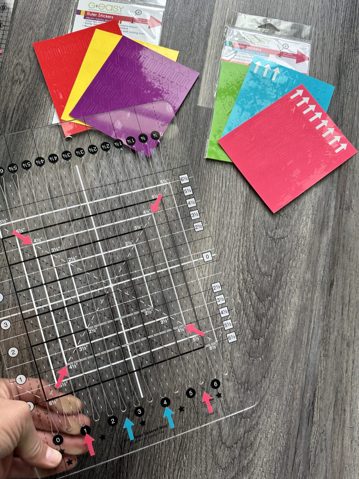 Ruler Stickers - Crafty Gemini