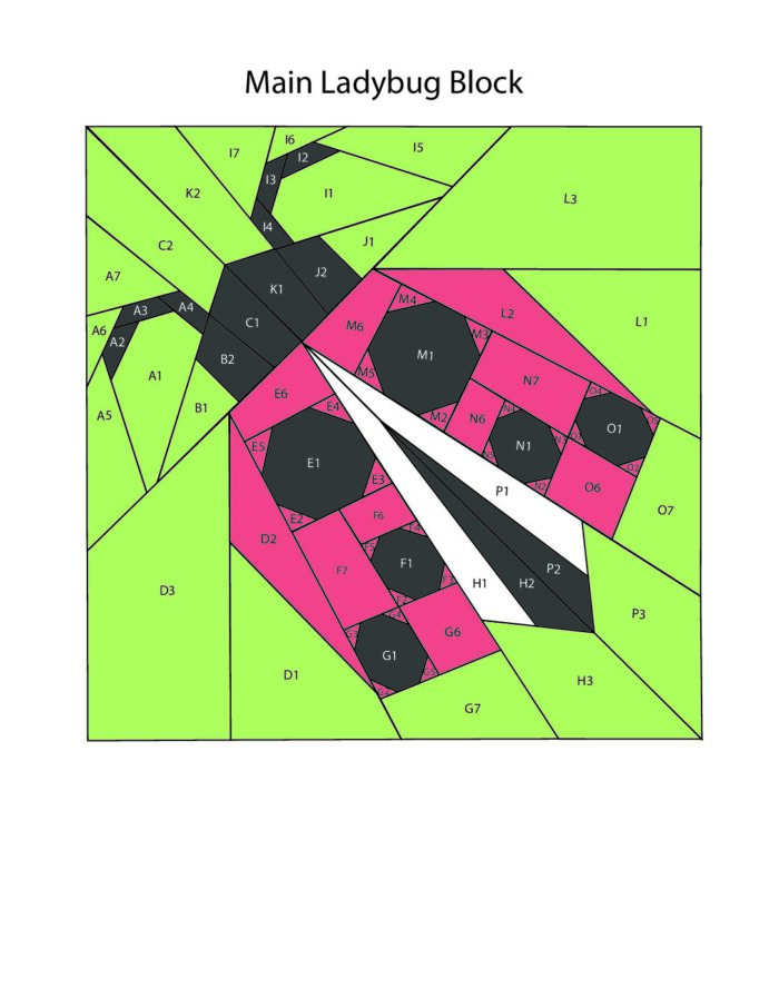 LadyBug-Block-Layout - Crafty Gemini