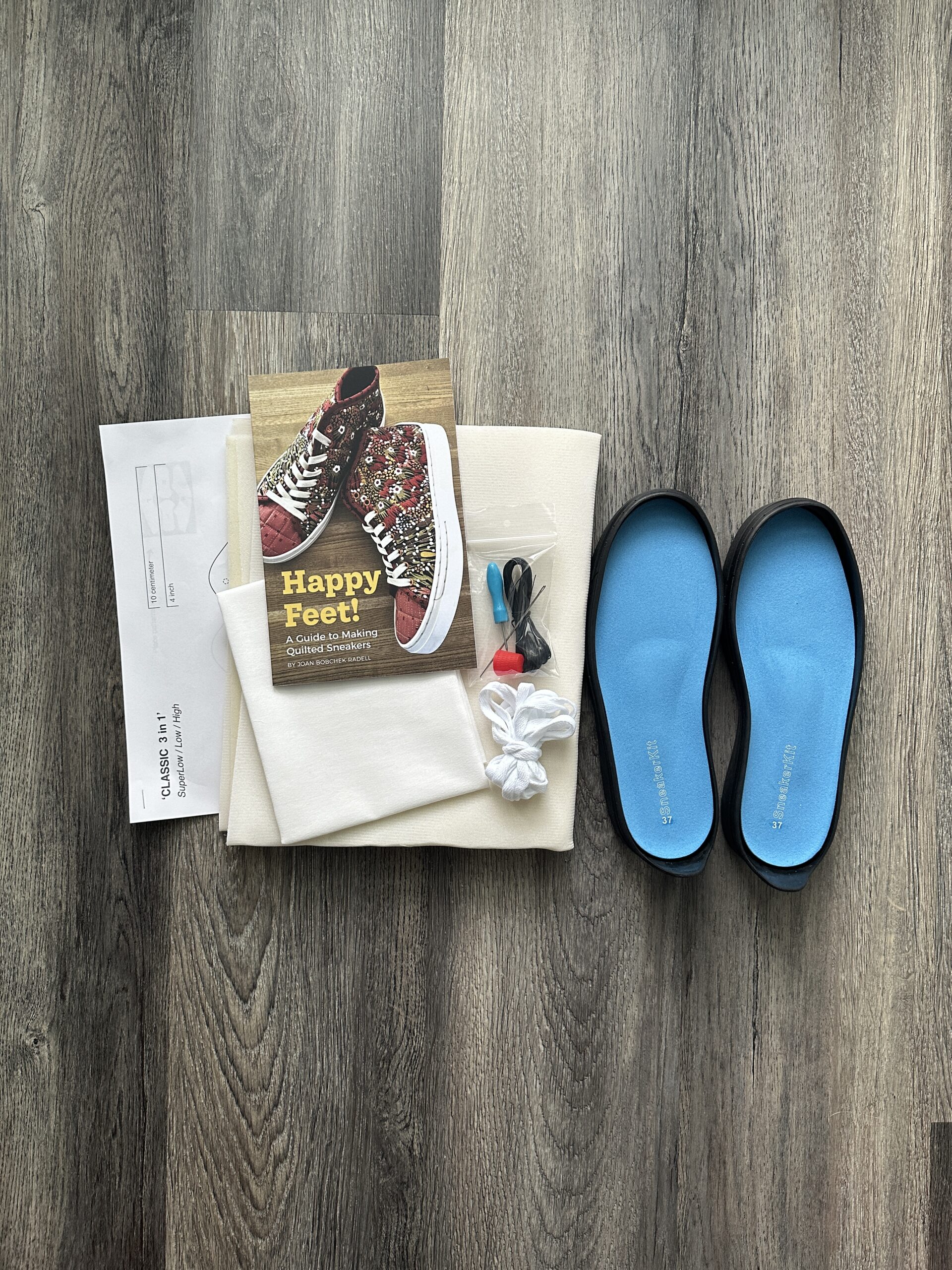 Quilted Sneakers Supply Kit - Crafty Gemini