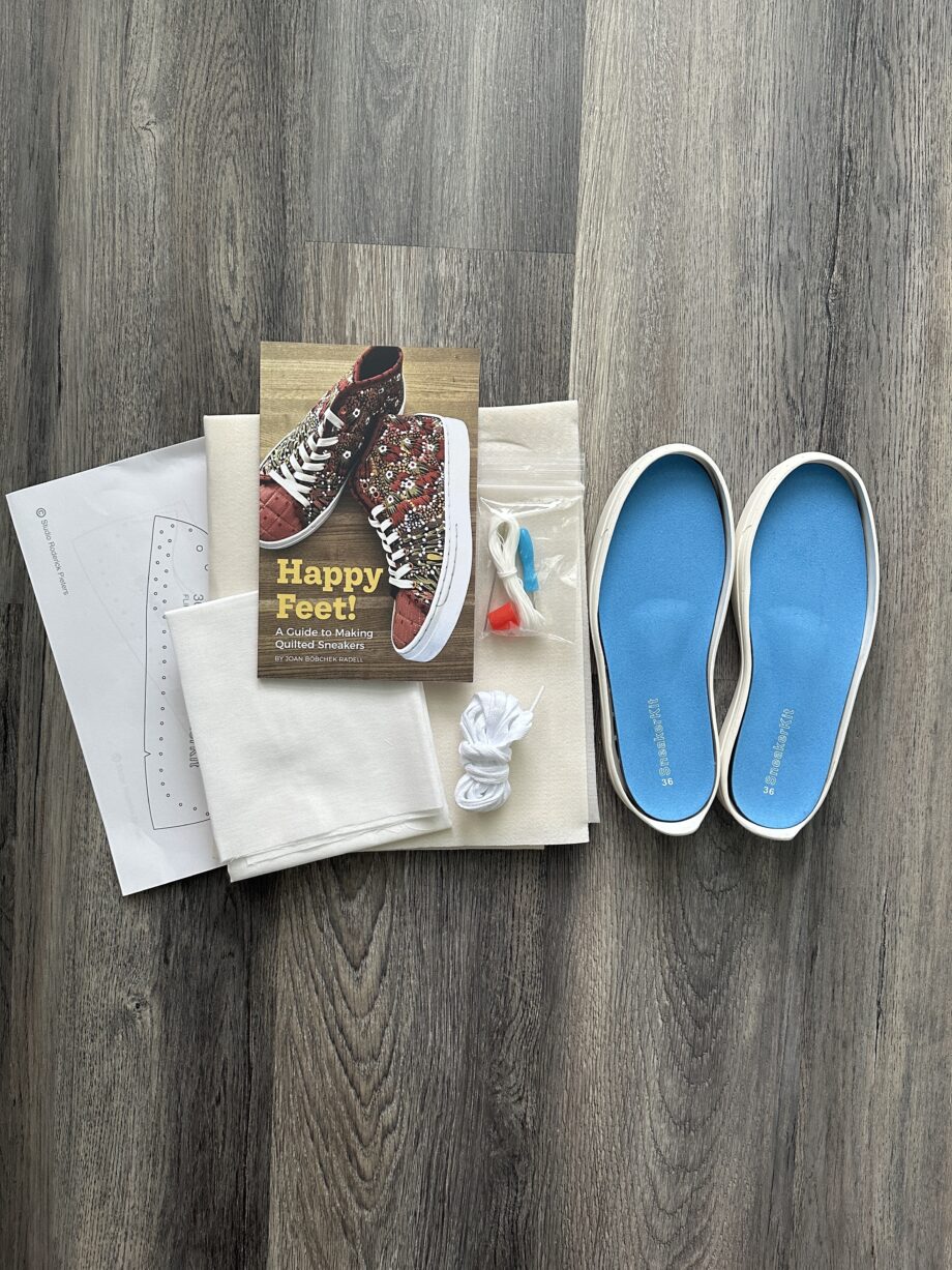 Quilted Sneakers Supply Kit - Crafty Gemini